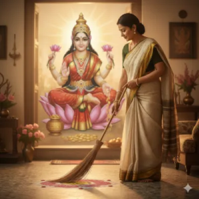 Why Is A Broom Associated With Goddess Lakshmi? - Hinduism Facts